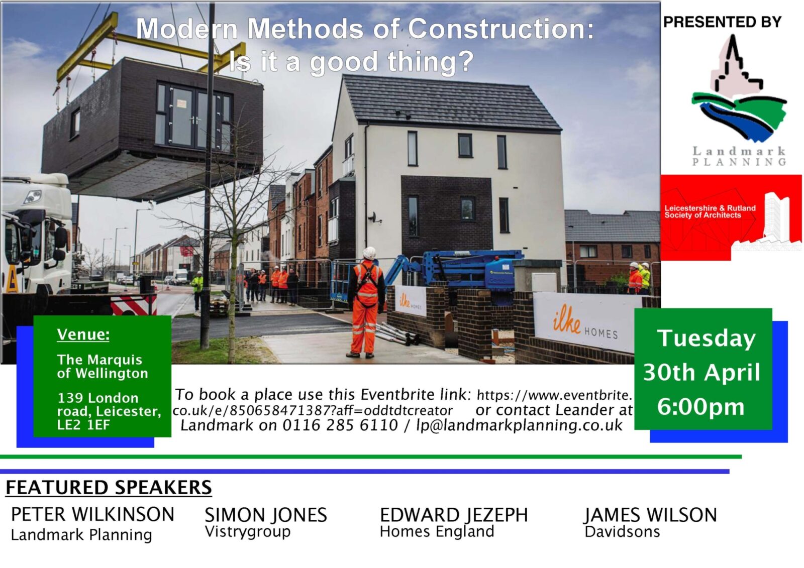 Peter Wilkinson to present at Modern Methods of Construction event