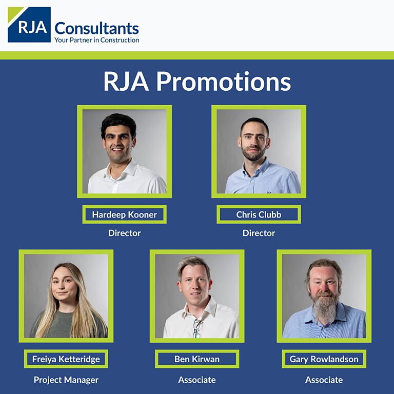 New Year Promotions and Appointments at RJA Consultants
