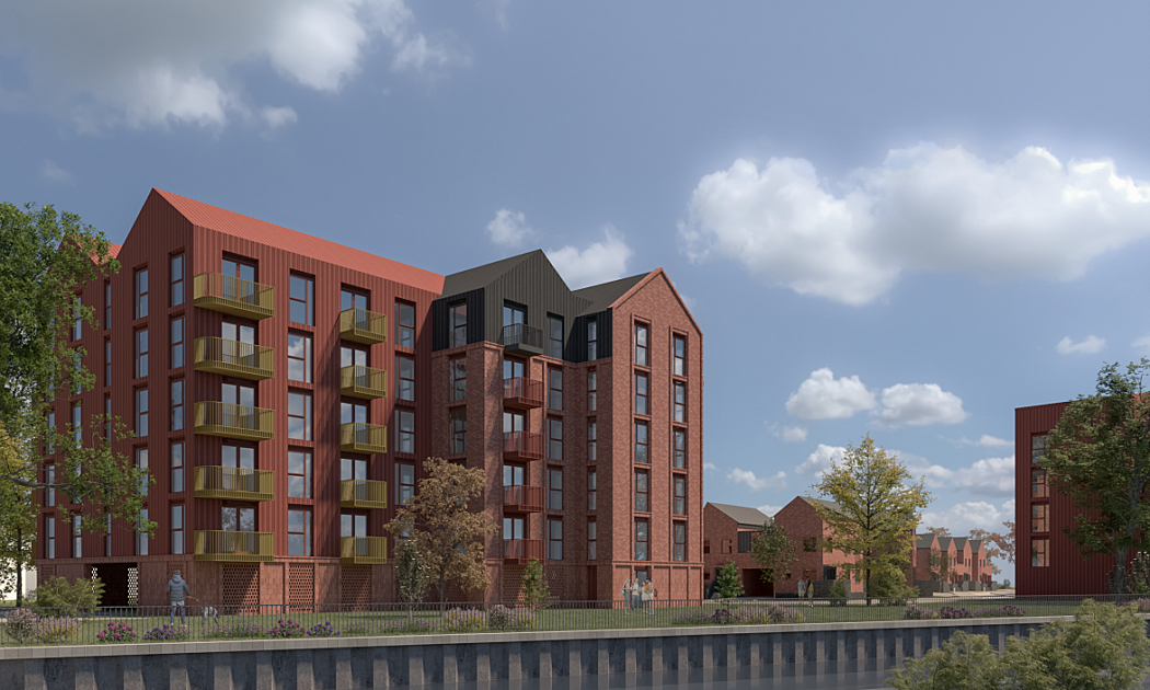 PLANS SUBMITTED FOR SUBSTANTIAL REGENERATION TO CREATE CANALSIDE HOMES