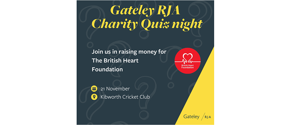 Gateley RJA Organise Charity Quiz Night