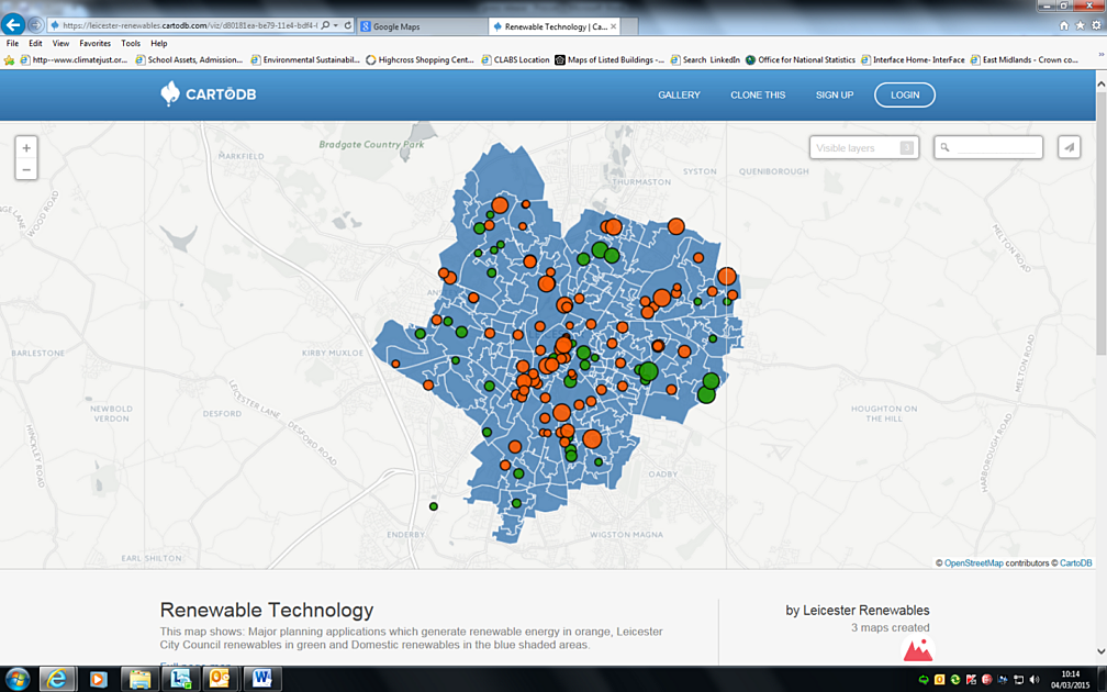 Renewable Energy and Low Carbon Technology Maps published